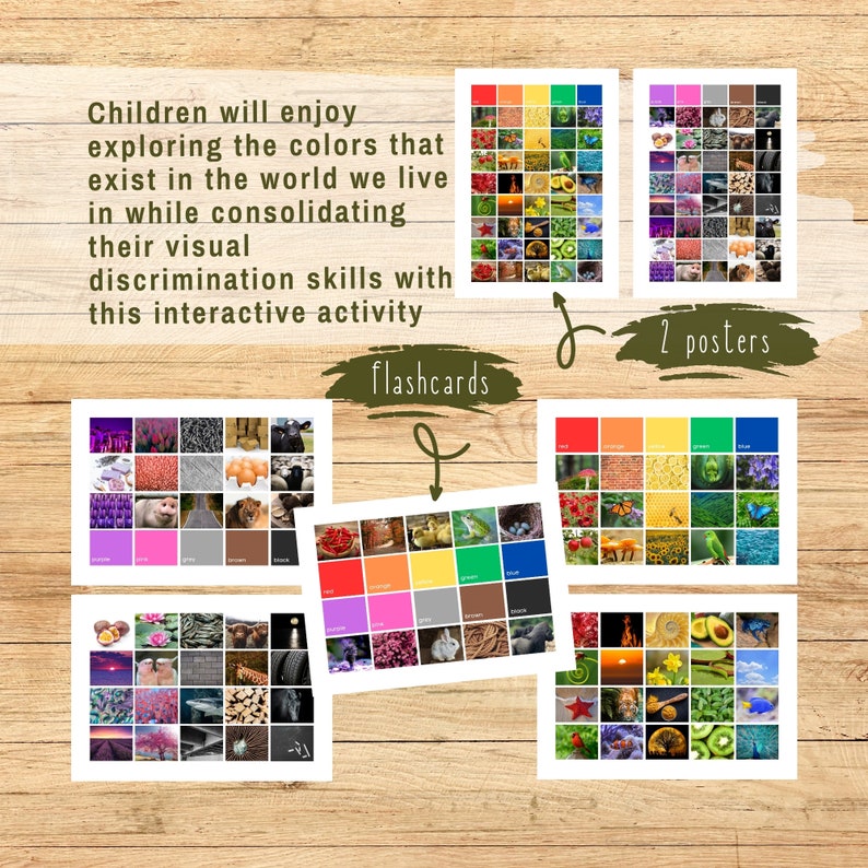 Color Sorting Printable Cards the World We Live In, the BIG Colours in ...