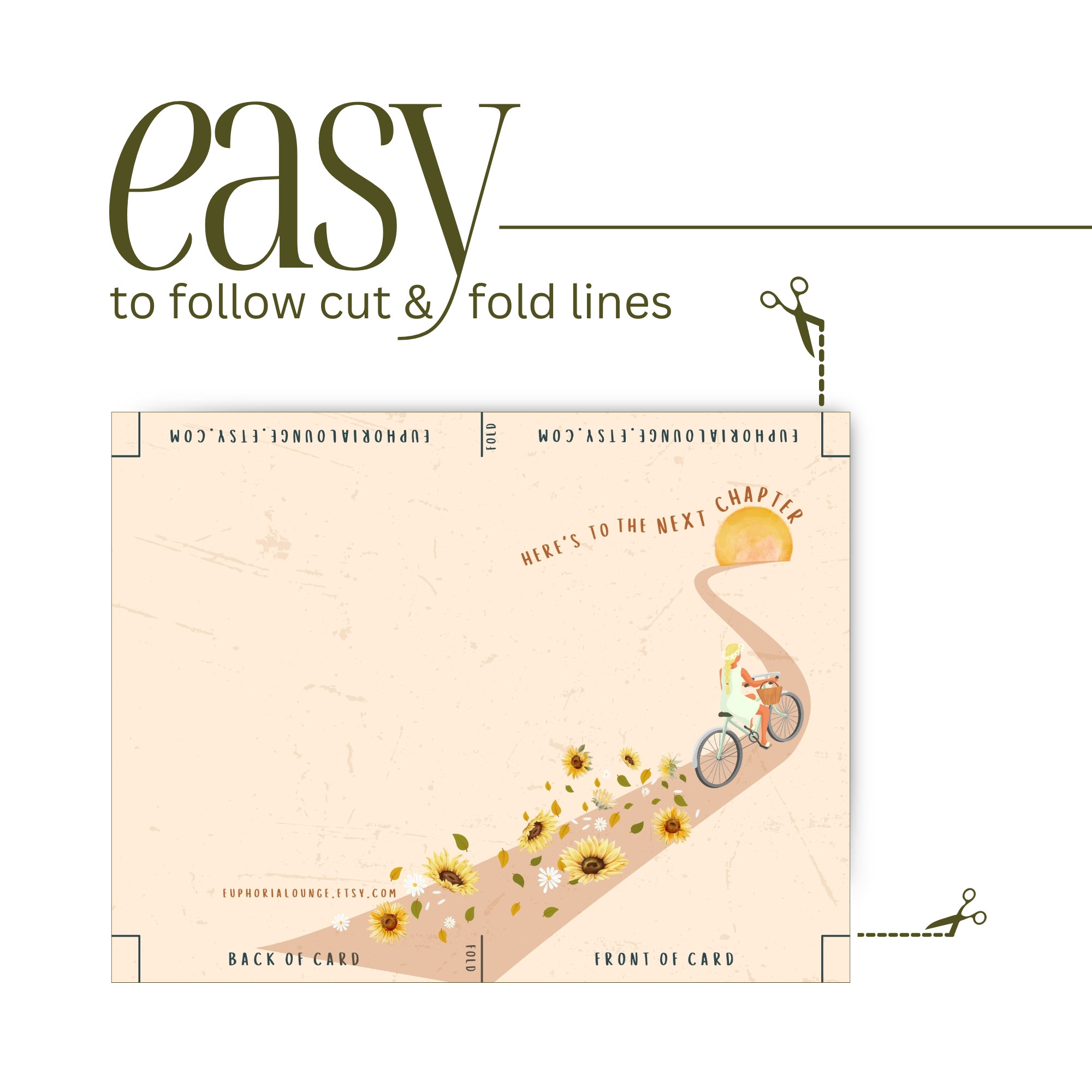 New Chapter Good Luck Printable Card, Best of Luck Card, New Job ...