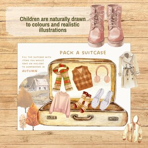 Pack a Suitcase Seasons Clothes Sorting Activity, Dress to the Weather ...