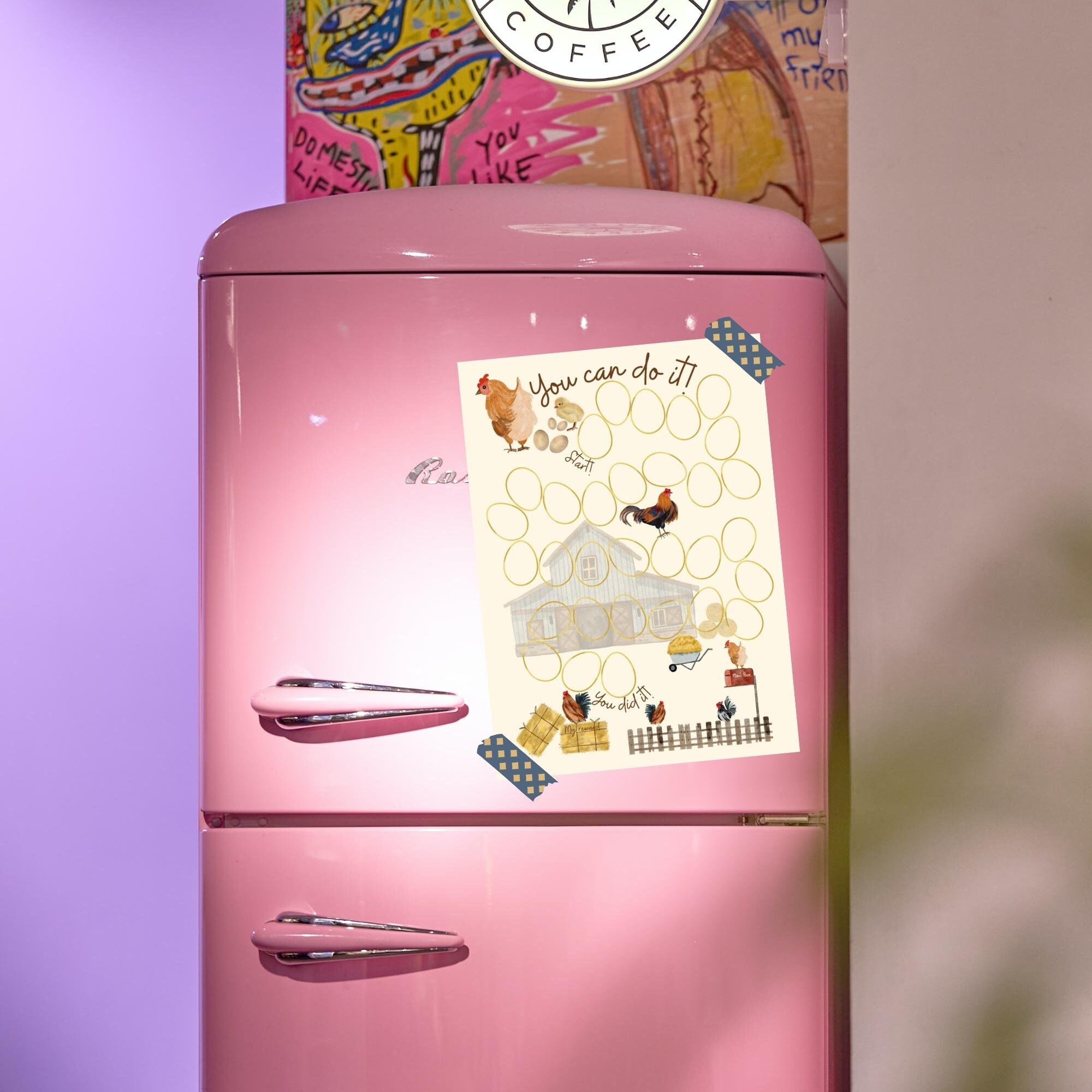 Farm Reward Chart for Kids, Behavior Chart Printable Chore Chart Potty ...