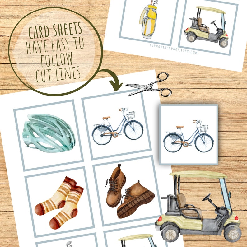 Preschool Matching Activity Printable, What Goes Together, Making ...