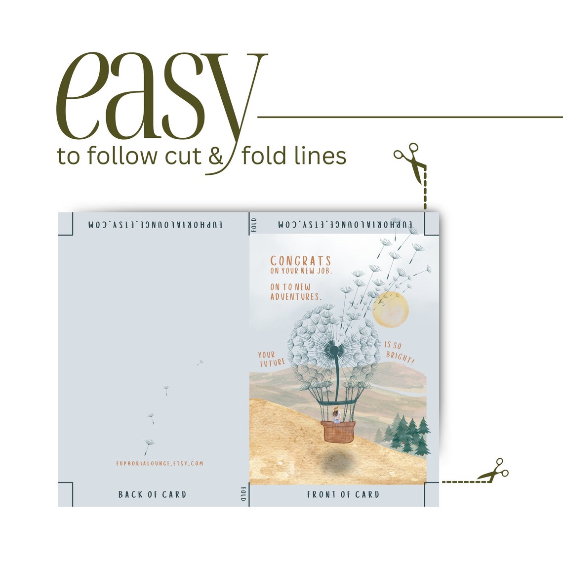 Congratulations New Job Printable Card, New Adventures, New Chapter ...