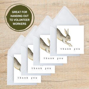 Thank You Printable Card Bundle Bunny Hare Easter Basket Name Card ...