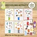 Waste Sorting Activity Recycling Game Earth Day Printable, Trash ...