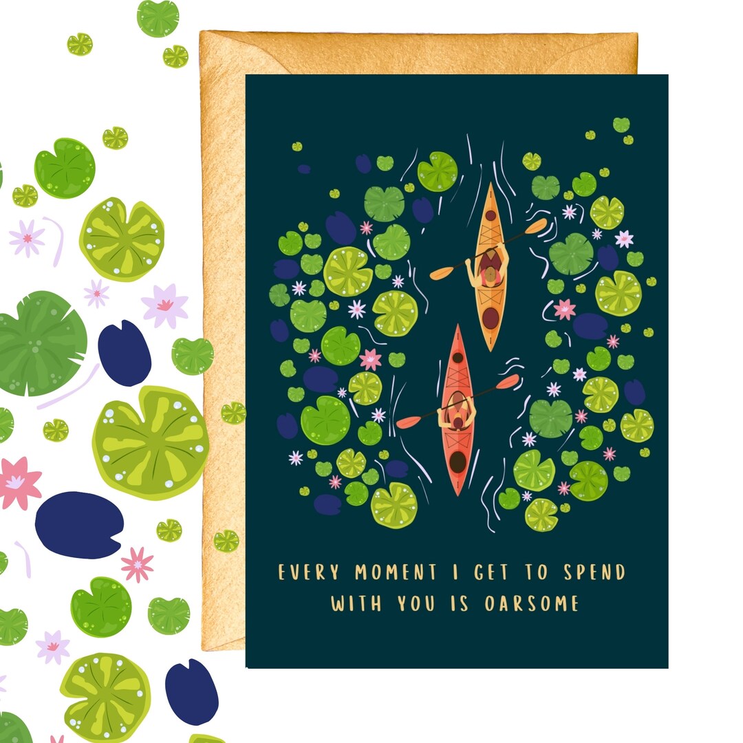 Kayak Pun Friendship Printable Card Every Moment I Get to Spend With ...