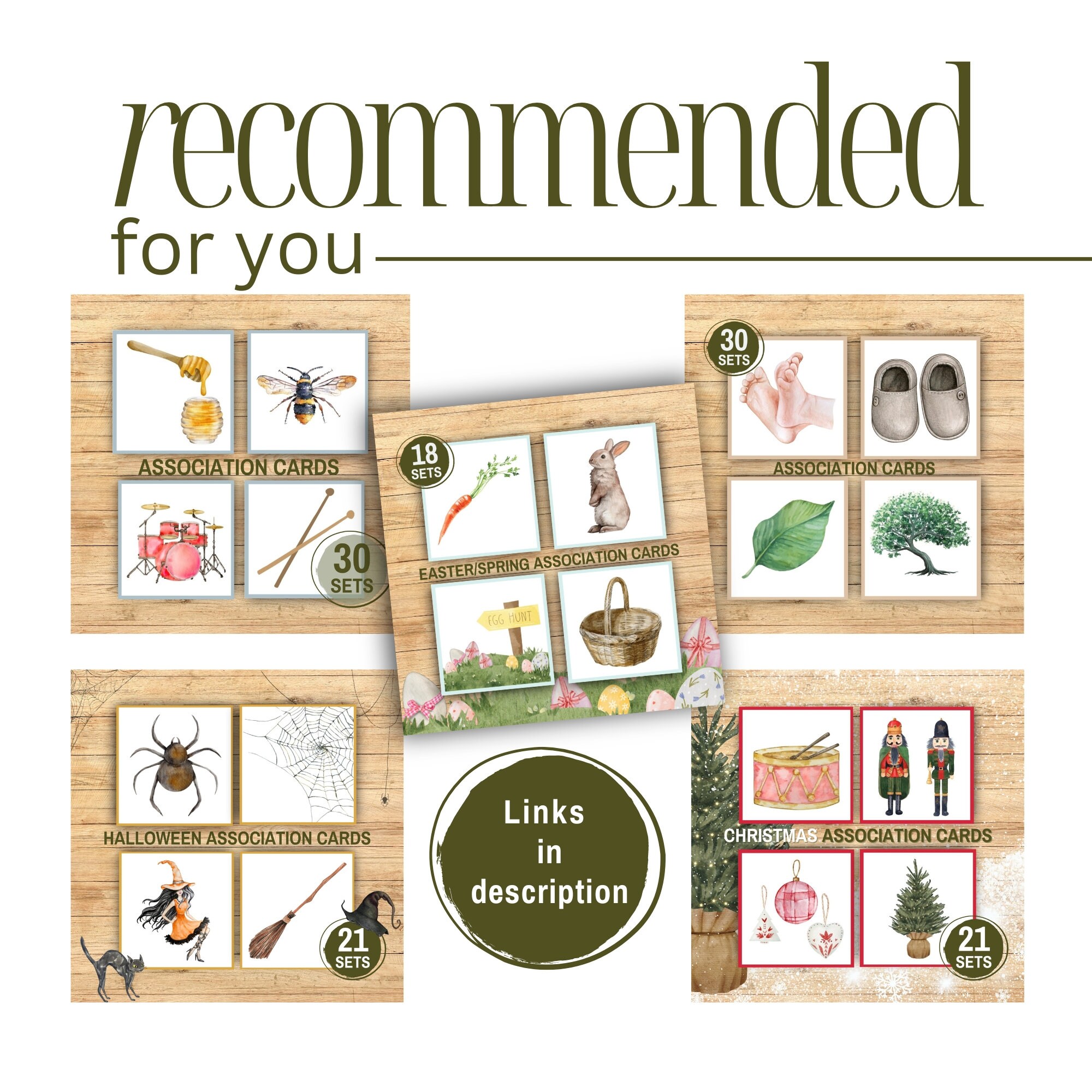 Preschool Matching Activity Printable, What Goes Together, Making ...