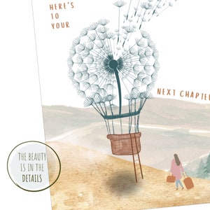 New Chapter Good Luck Printable Card, Best of Luck Card, New Job ...