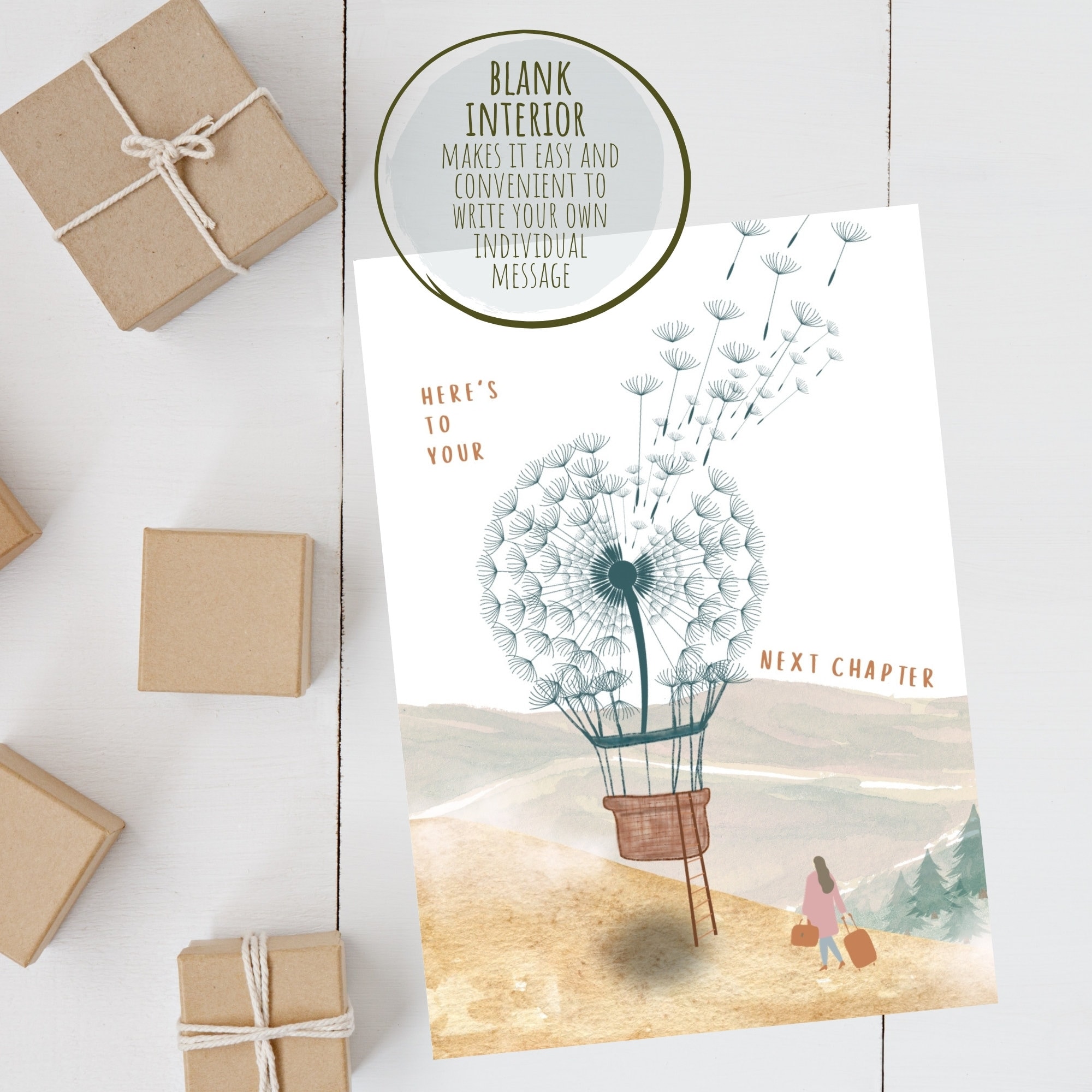 New Chapter Good Luck Printable Card, Best of Luck Card, New Job ...