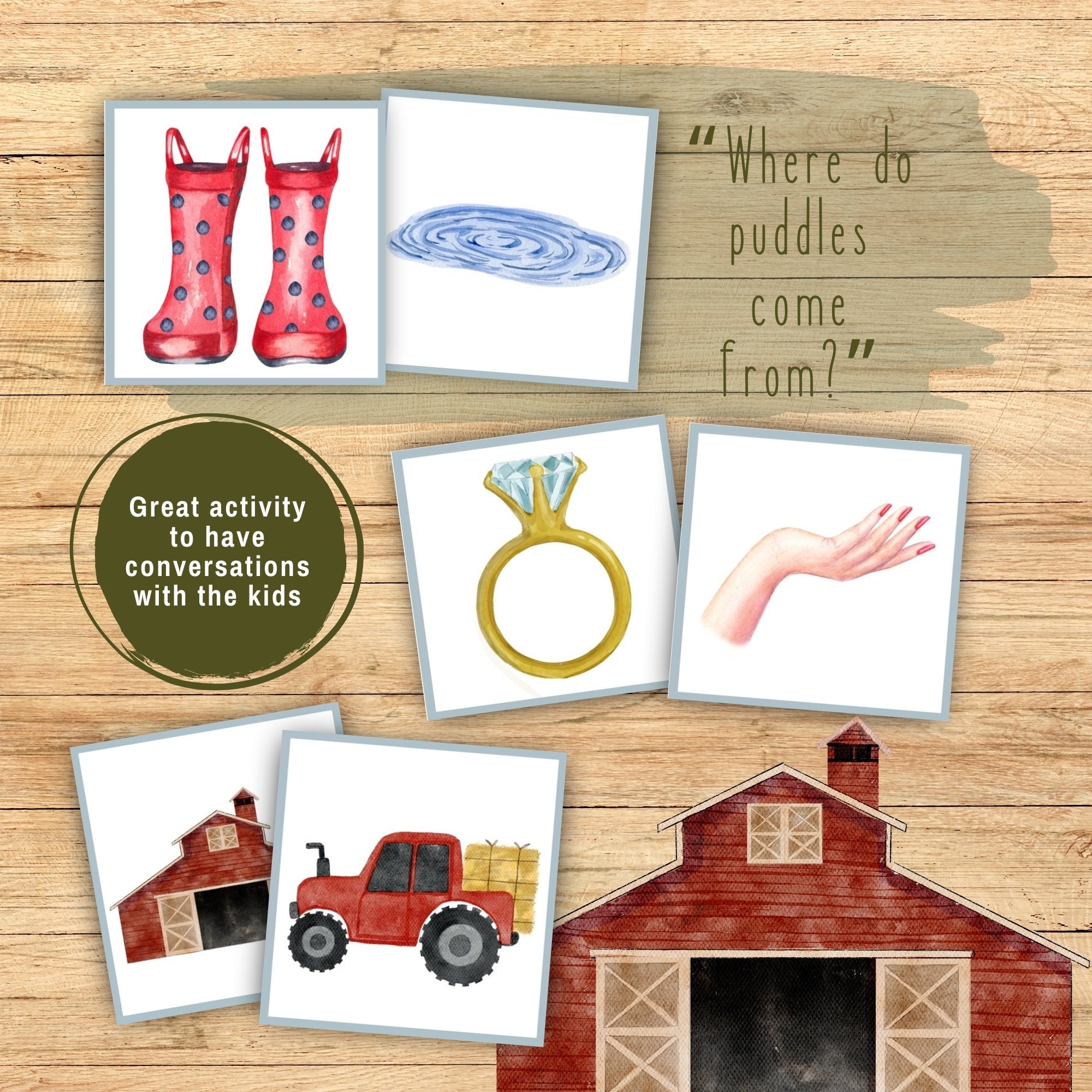 Preschool Matching Activity Printable, What Goes Together, Making ...