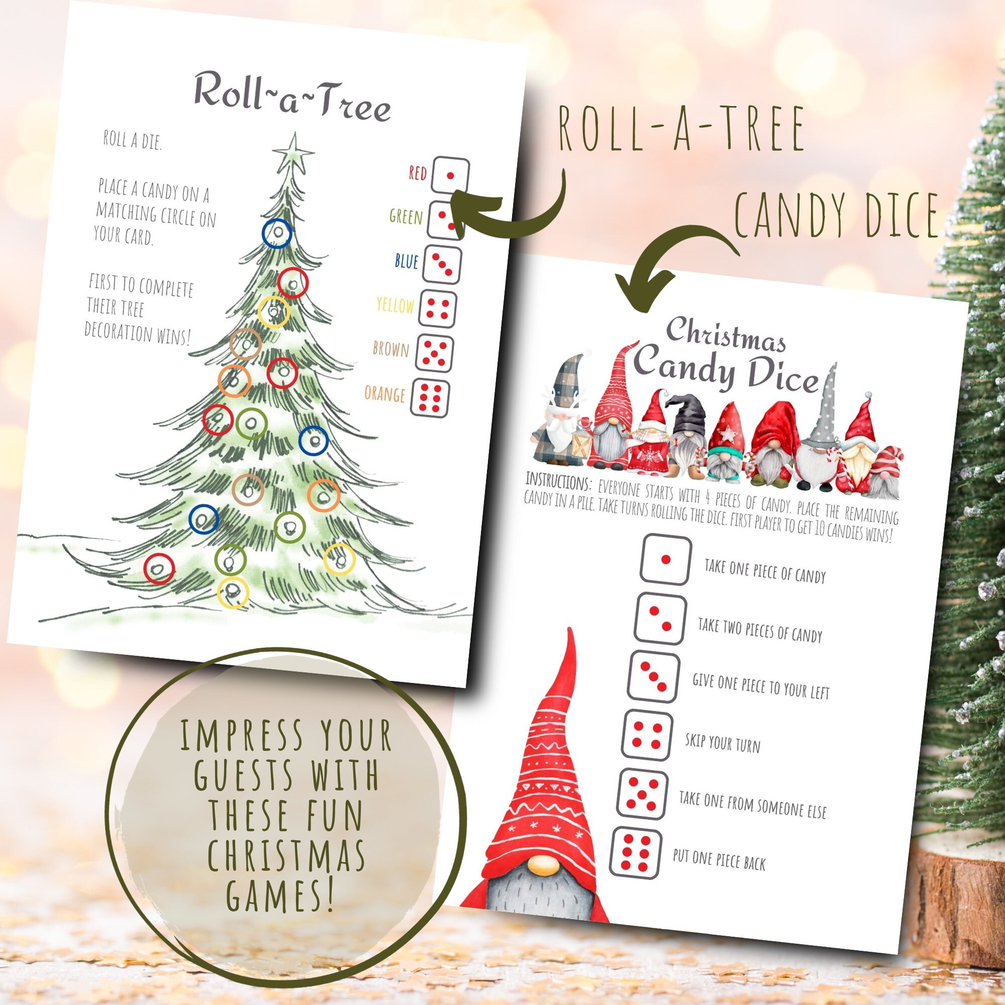 Christmas Bingo & Printable Christmas Game Kit, Christmas Bundle to ...