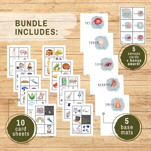 Five Senses Sorting Activity Printable, Kids Printable Game, Hear/touch ...