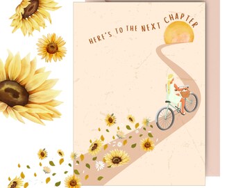 Congratulations New Job Printable Card, New Adventures, New Chapter ...