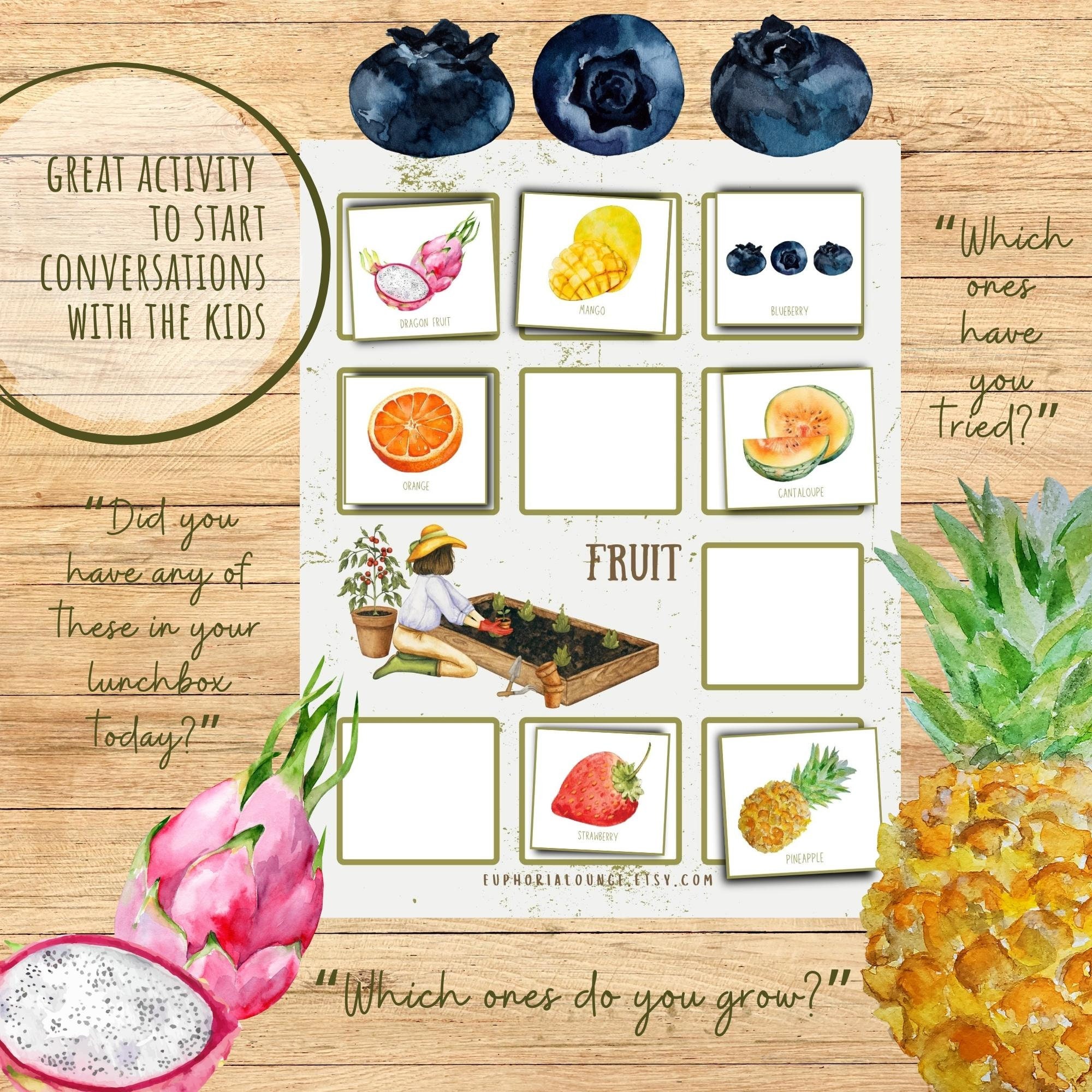 Where Do They Grow Sorting Mats is It a Fruit or Vegetable Sorting ...