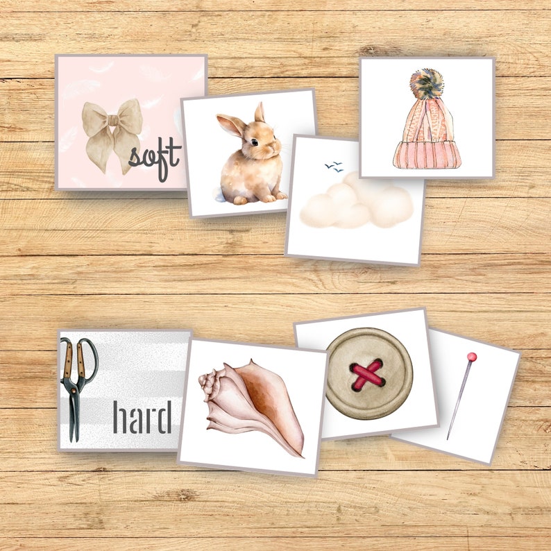 Opposites Sorting Printable Flashcards, Child Development Game ...