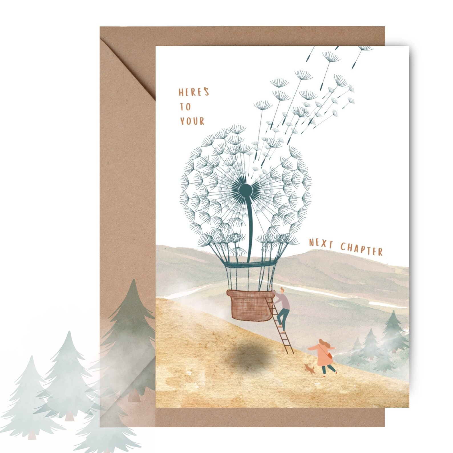 New Chapter Good Luck Printable Card, Downloadable Engagement Card ...