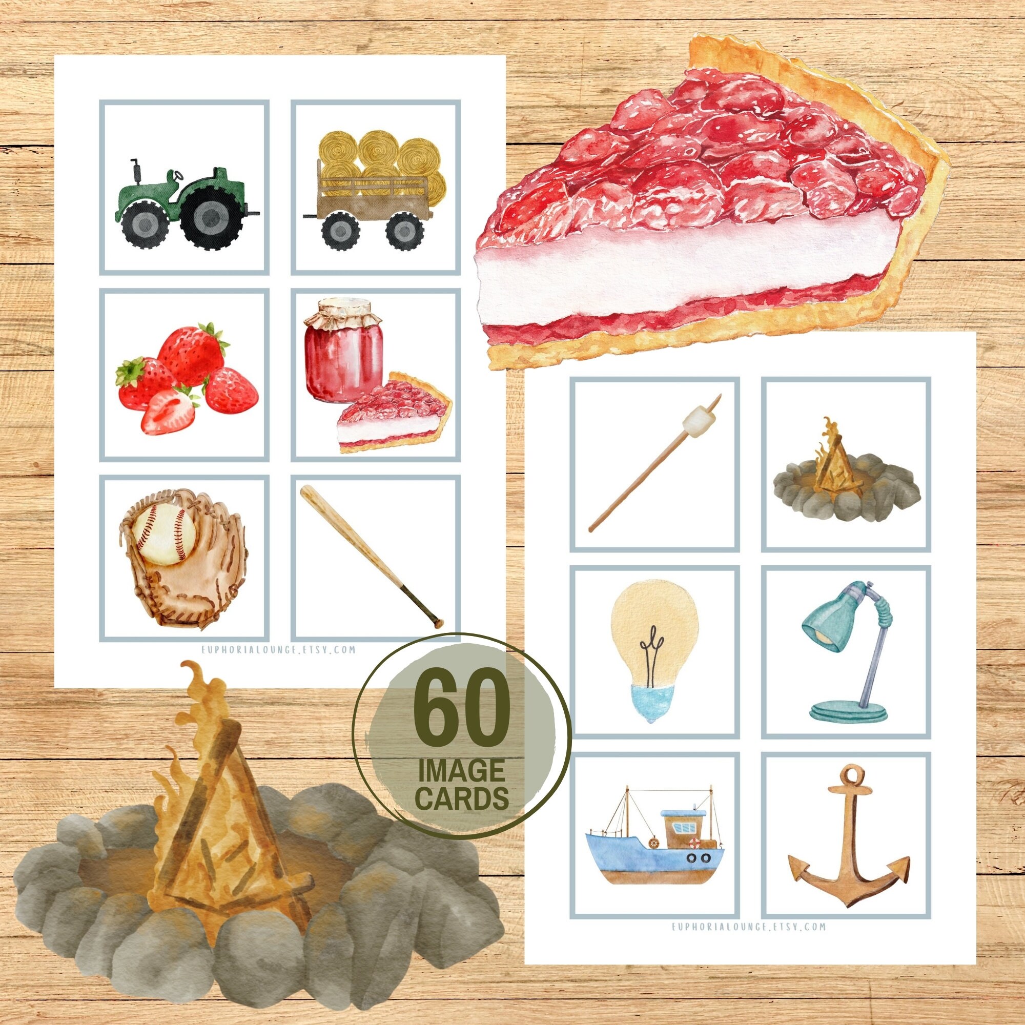 Preschool Matching Activity Printable, What Goes Together, Making ...