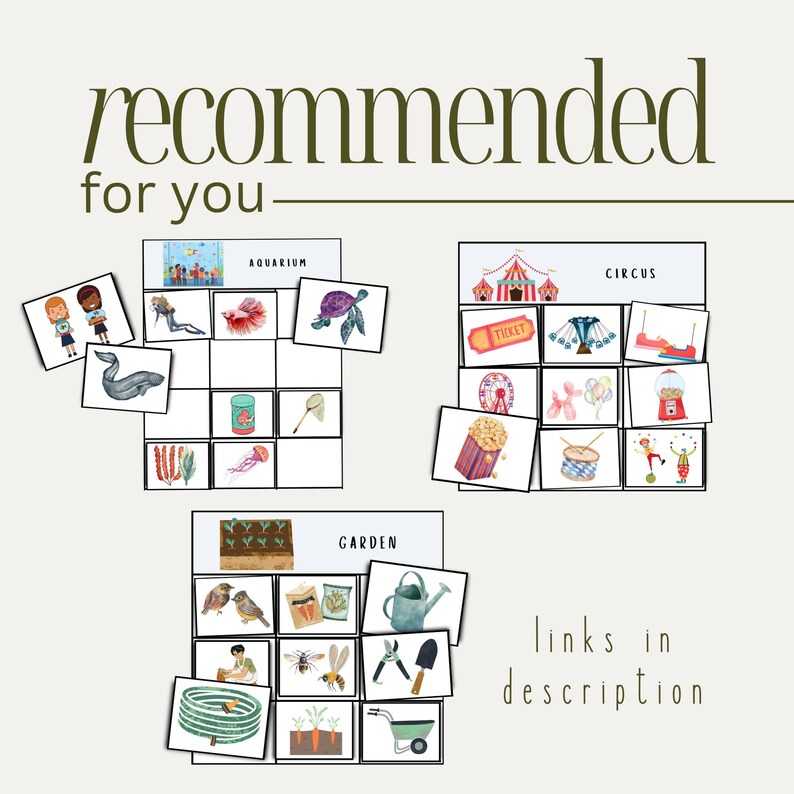 Where Does It Belong Printable Sorting Activity Cards Making ...