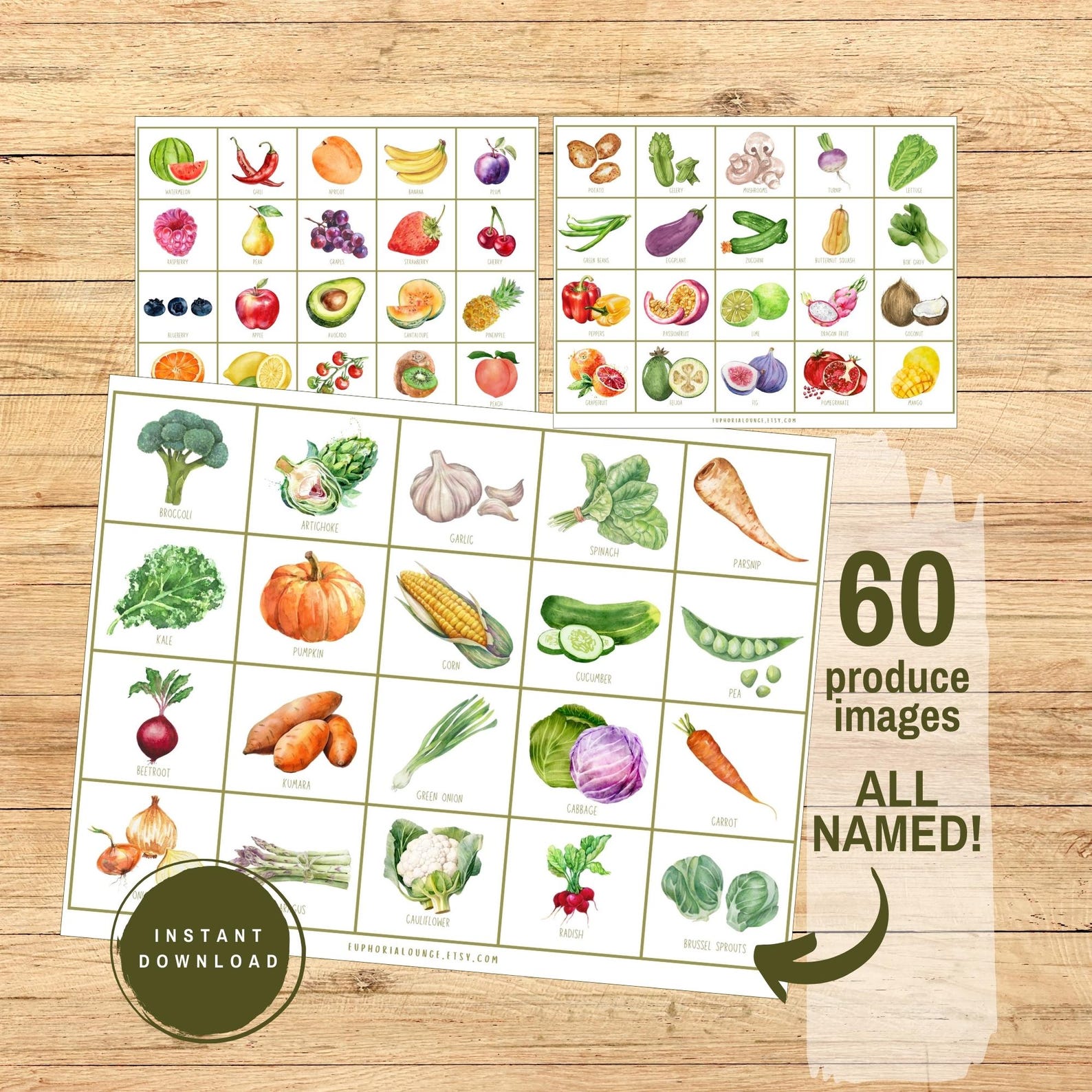 Where Do They Grow Sorting Mats, is It a Fruit or Vegetable Sorting ...