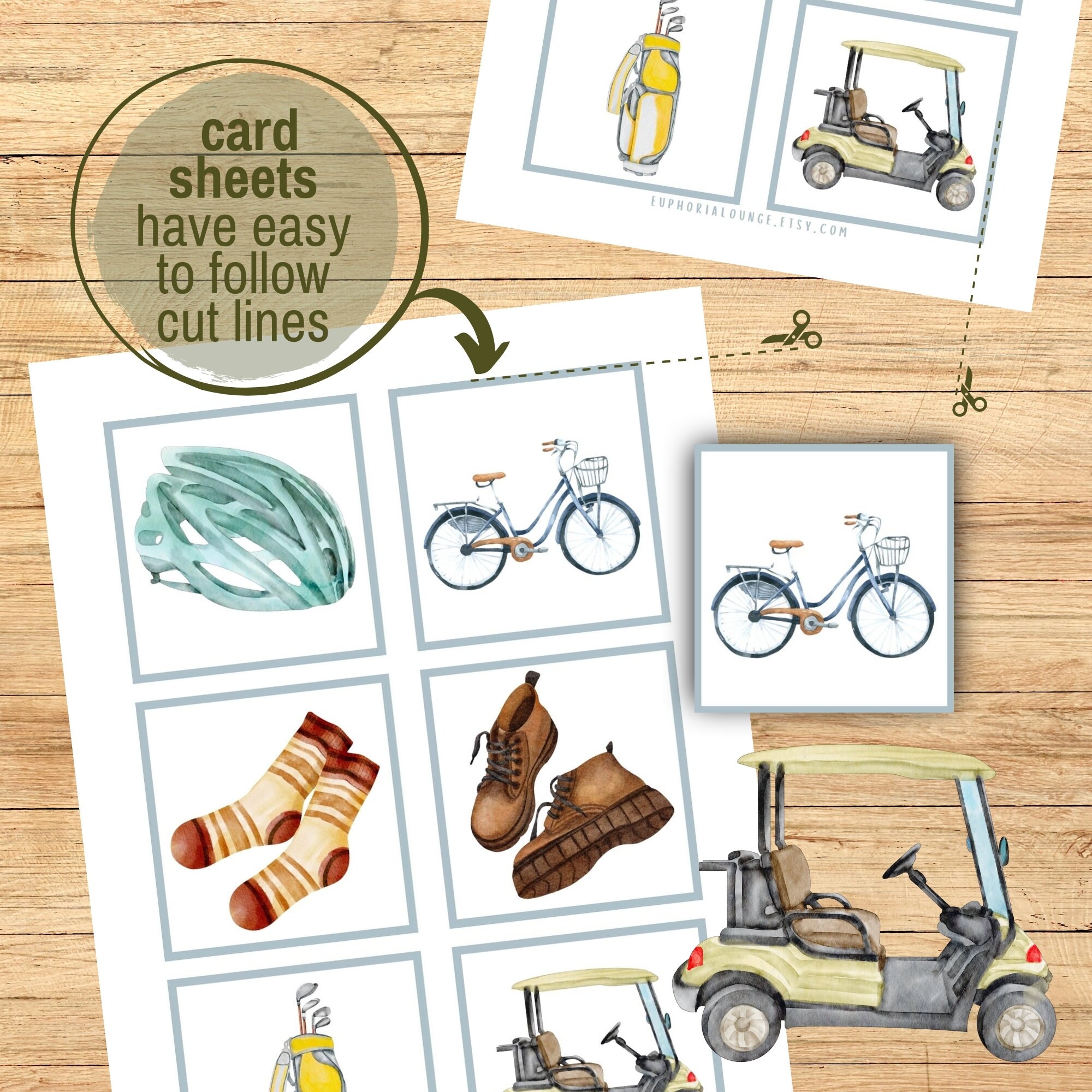 Preschool Matching Activity Printable, What Goes Together, Making ...