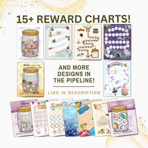 Gem Jar Printable Reward Chart for Kids Students, Motivational Positive ...