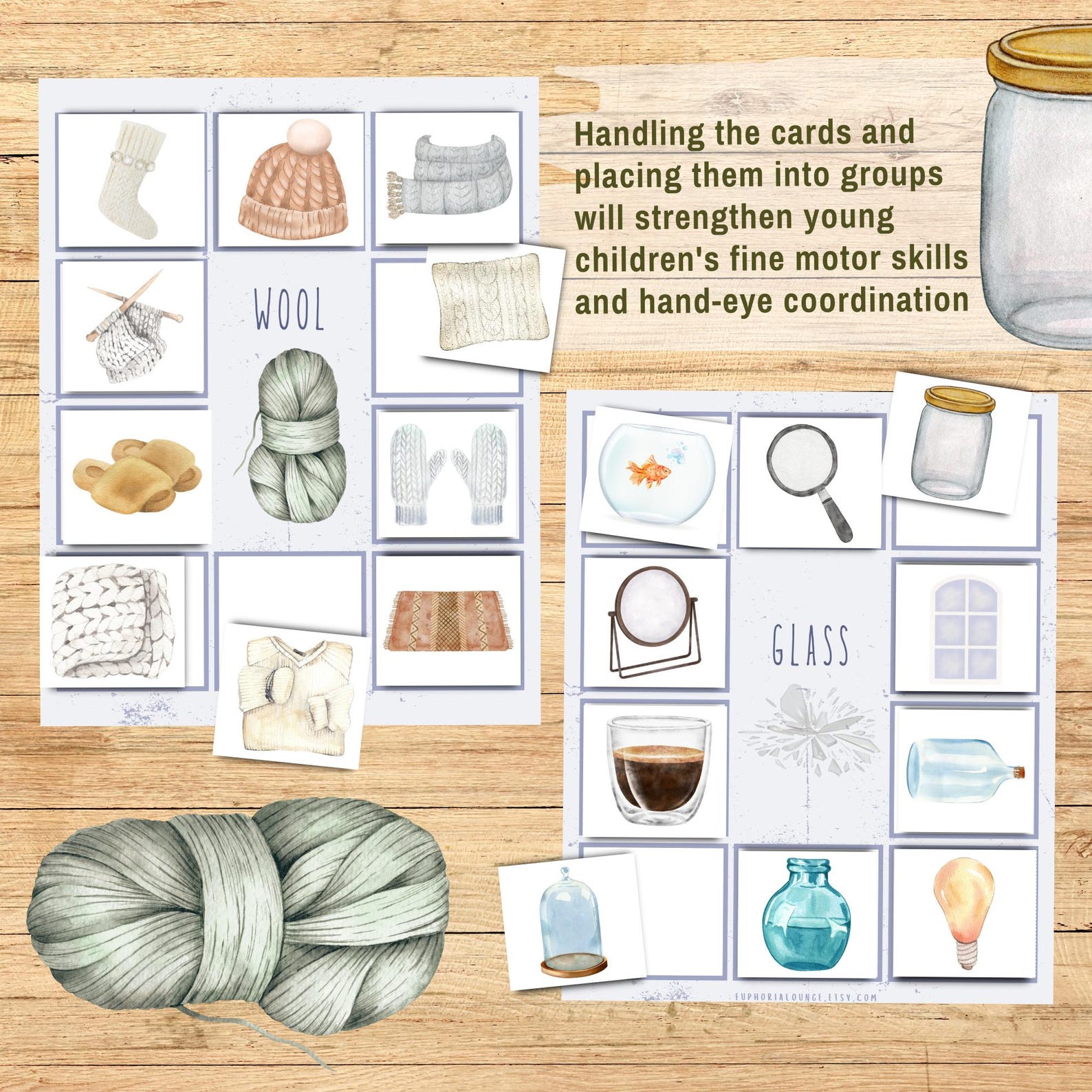 Material Sorting Activity What is It Made Of, Printable Homeschool ...