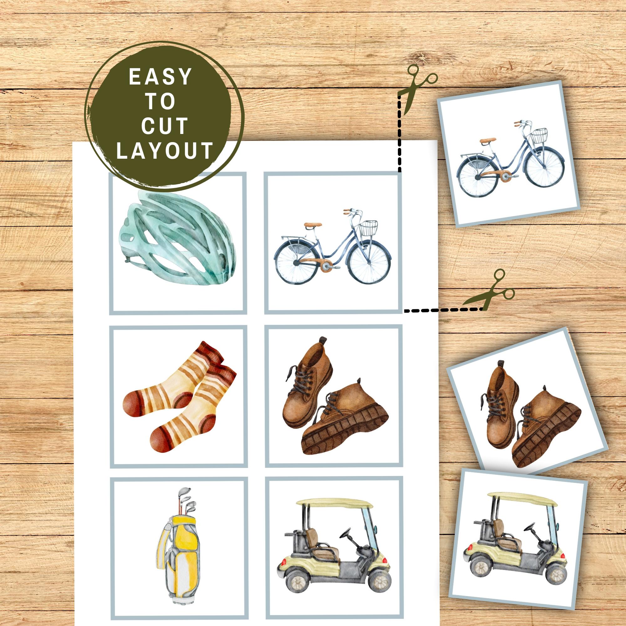 Preschool Matching Activity Printable, What Goes Together, Making ...