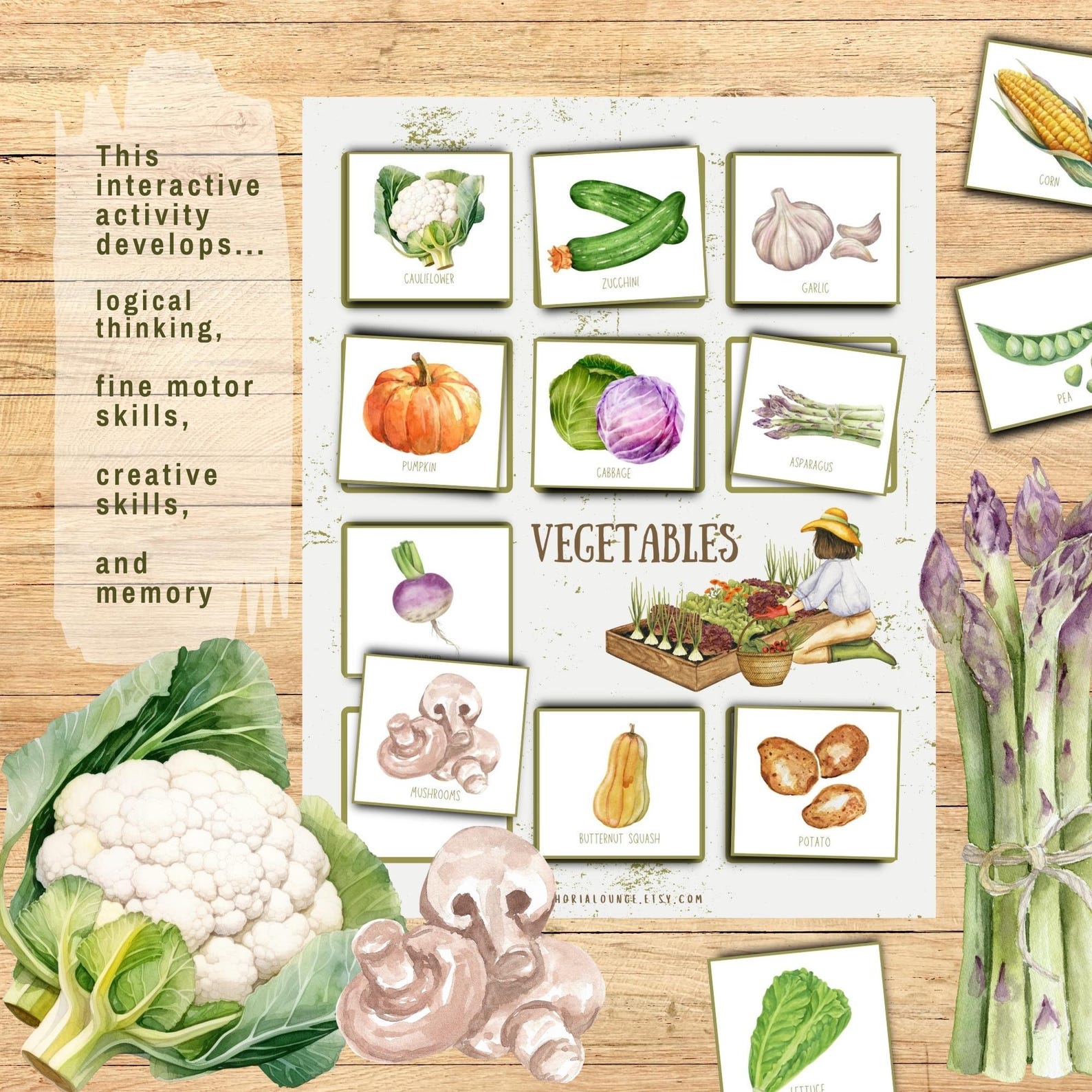 Where Do They Grow Sorting Mats is It a Fruit or Vegetable Sorting ...