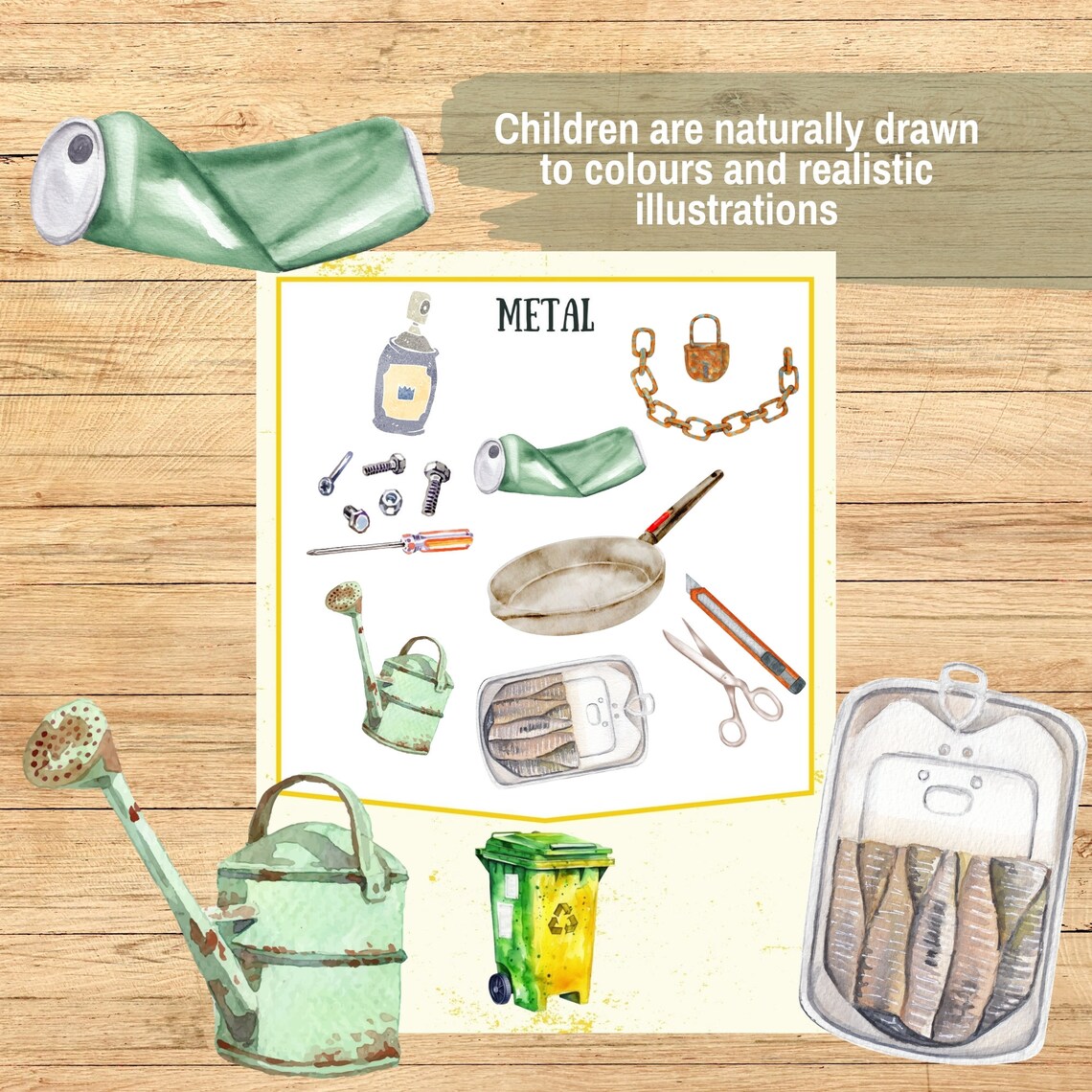 Waste Sorting Activity Recycling Game Earth Day Printable Trash Rubbish ...