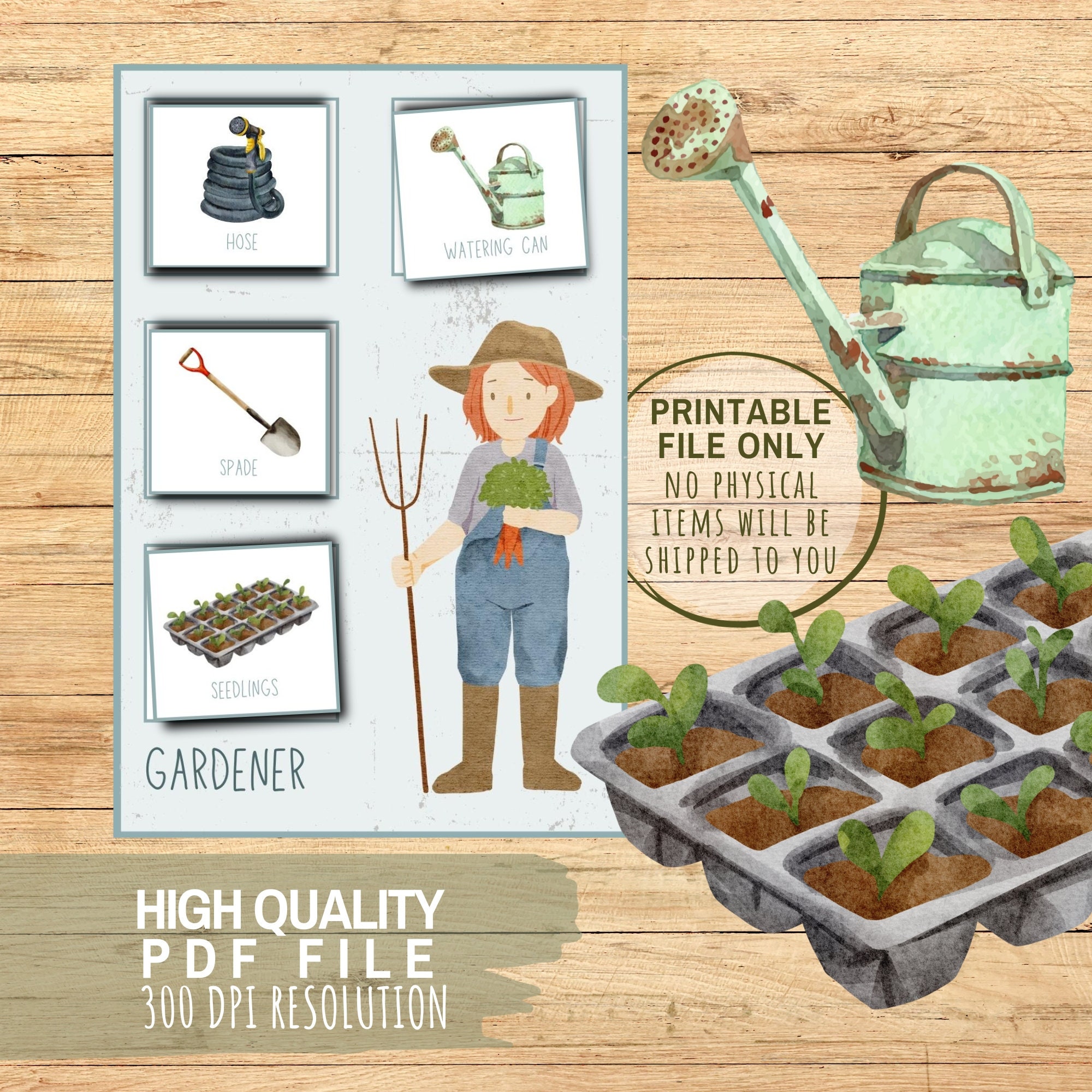 Occupations Sorting Printable Mats & Cards Learn Professions - Etsy