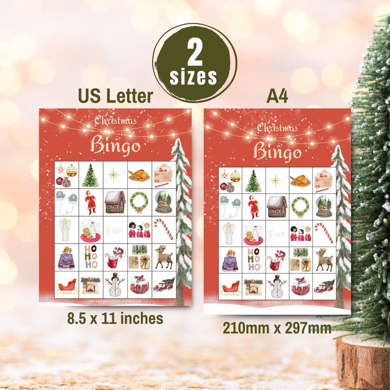 Christmas Bingo & Printable Christmas Game Kit, Christmas Bundle to ...