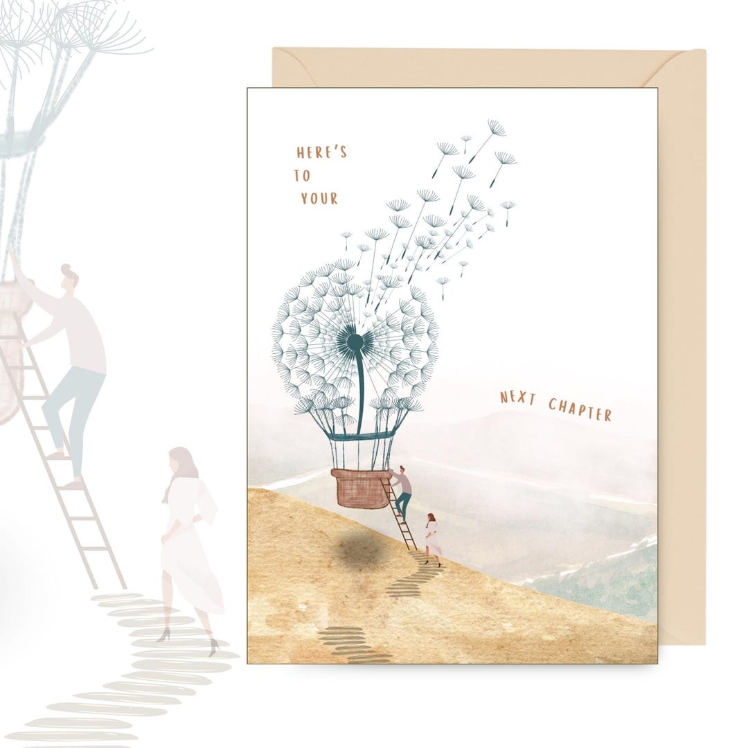 New Chapter Good Luck Printable Card Downloadable Engagement Card Best ...