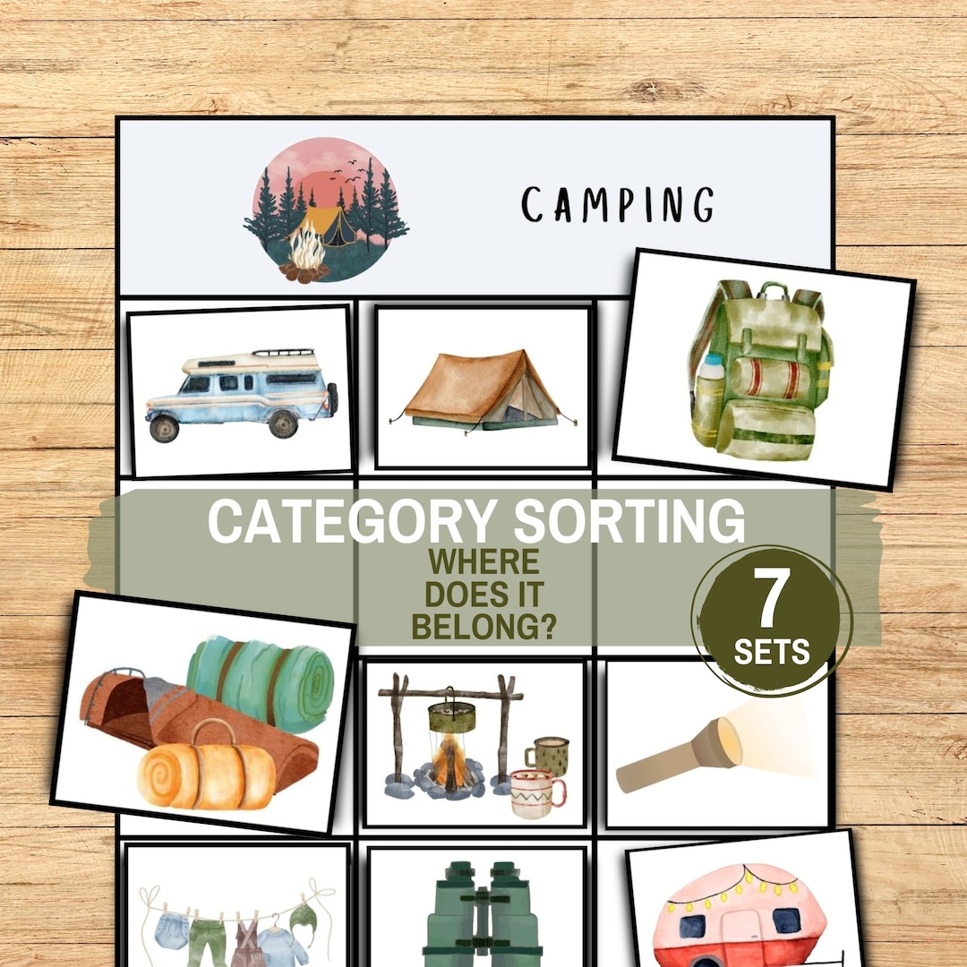 Where Does It Belong Printable Sorting Activity Cards Making ...
