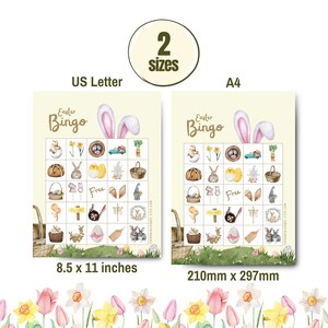 Fun Easter Bingo Game Bundle Printable Easter Party Games Adults Family ...