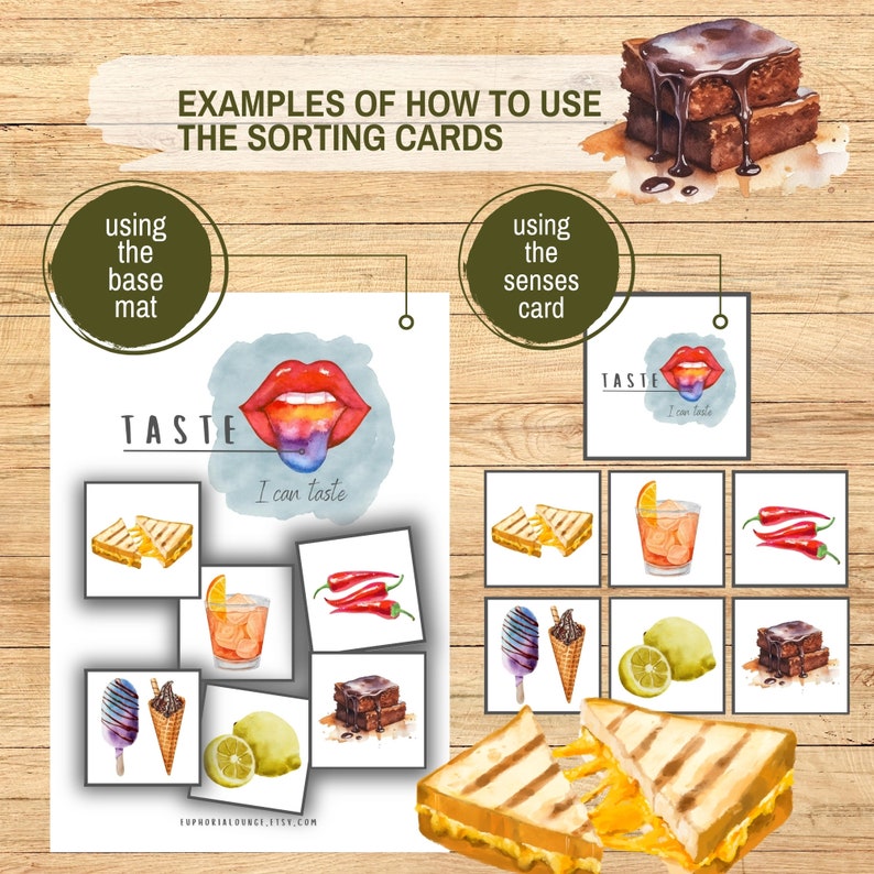 Five Senses Sorting Activity Printable, Kids Printable Game, Hear/touch ...