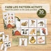 Mommy & Baby Animal Matching Activity Printable Animal Vocabulary ...