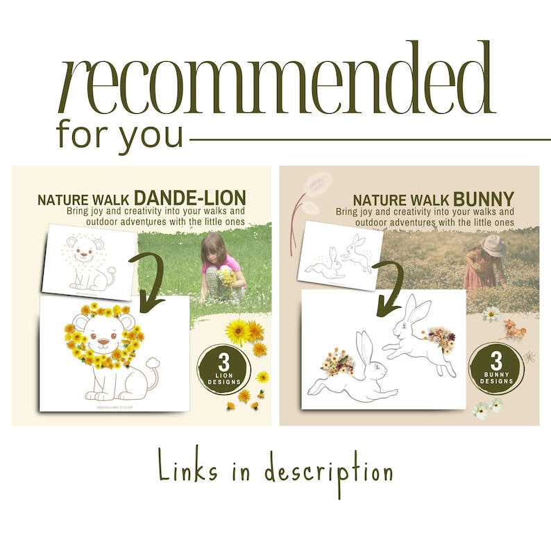 Nature Walk Squirrel Tails DIY Printable Craft Activity Flower ...