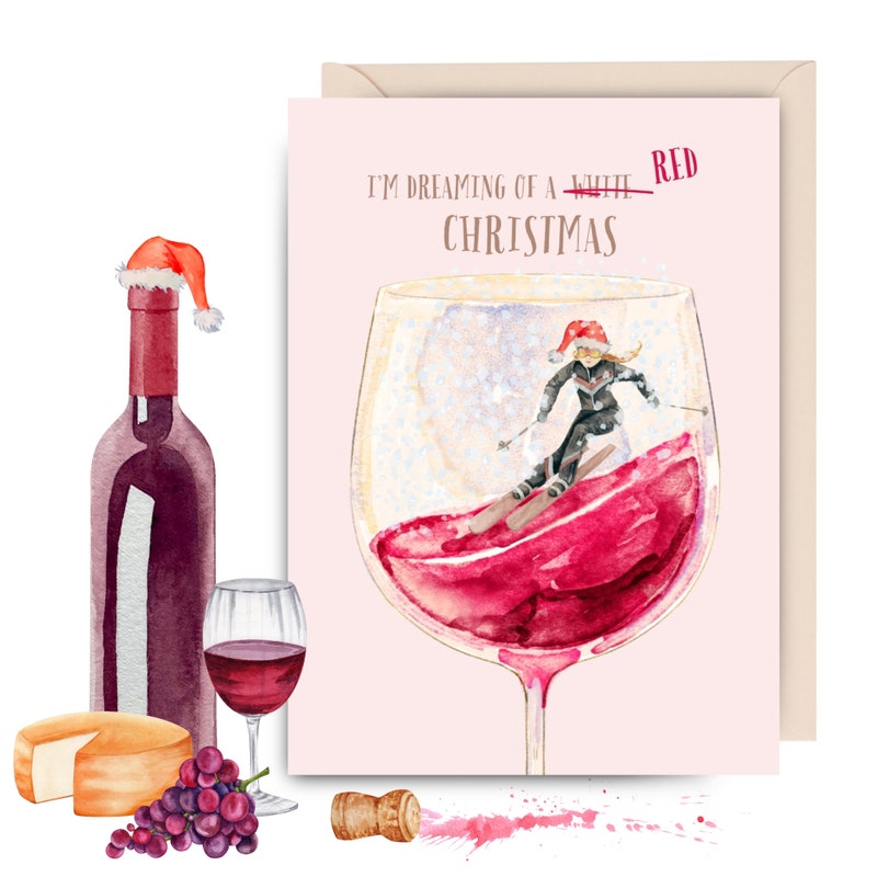 Wine Lover Card - Etsy