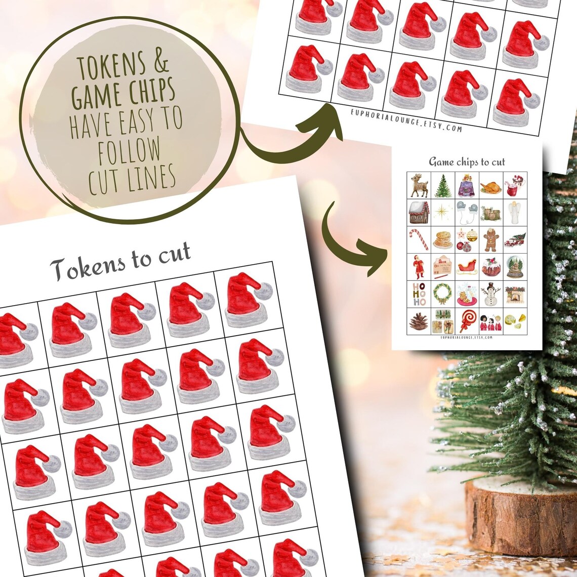 Christmas Bingo & Printable Christmas Game Kit, Christmas Bundle to ...