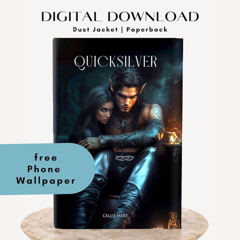 Quicksilver Book Cover - Etsy