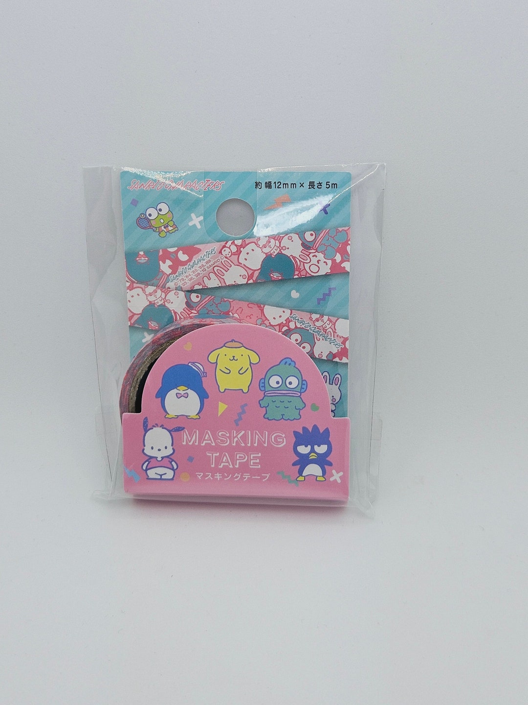 Sanrio Characters Boys Washi Tape Masking Tape Pochacco Tuxedosam ...