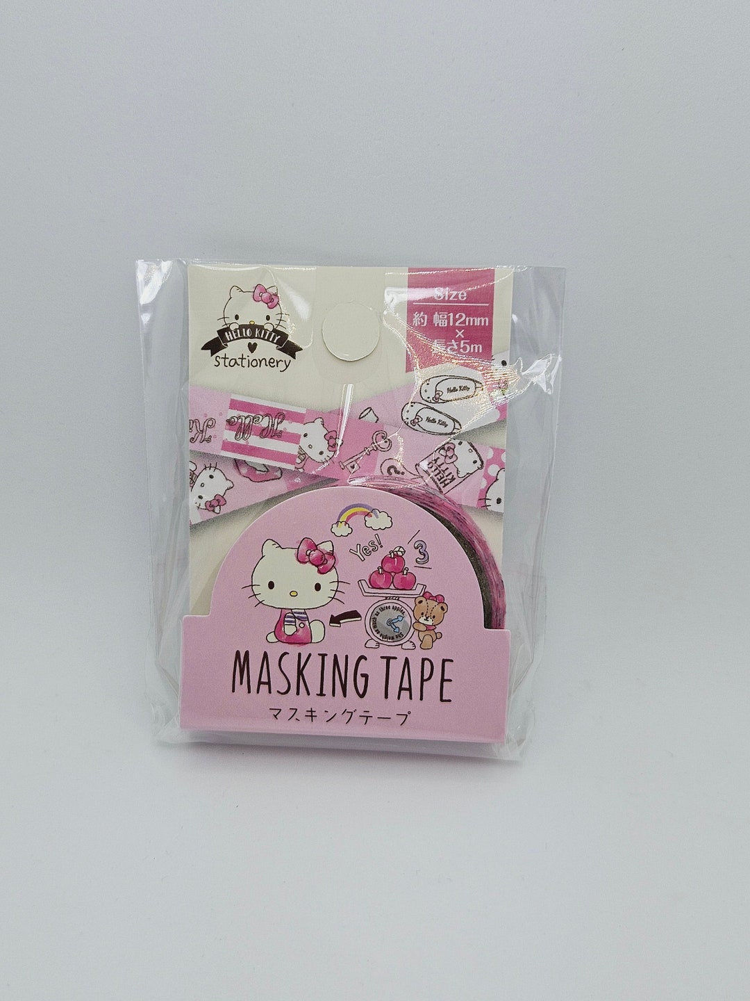 Hello Kitty Pink Dot Washi Tape Masking Tape - Etsy