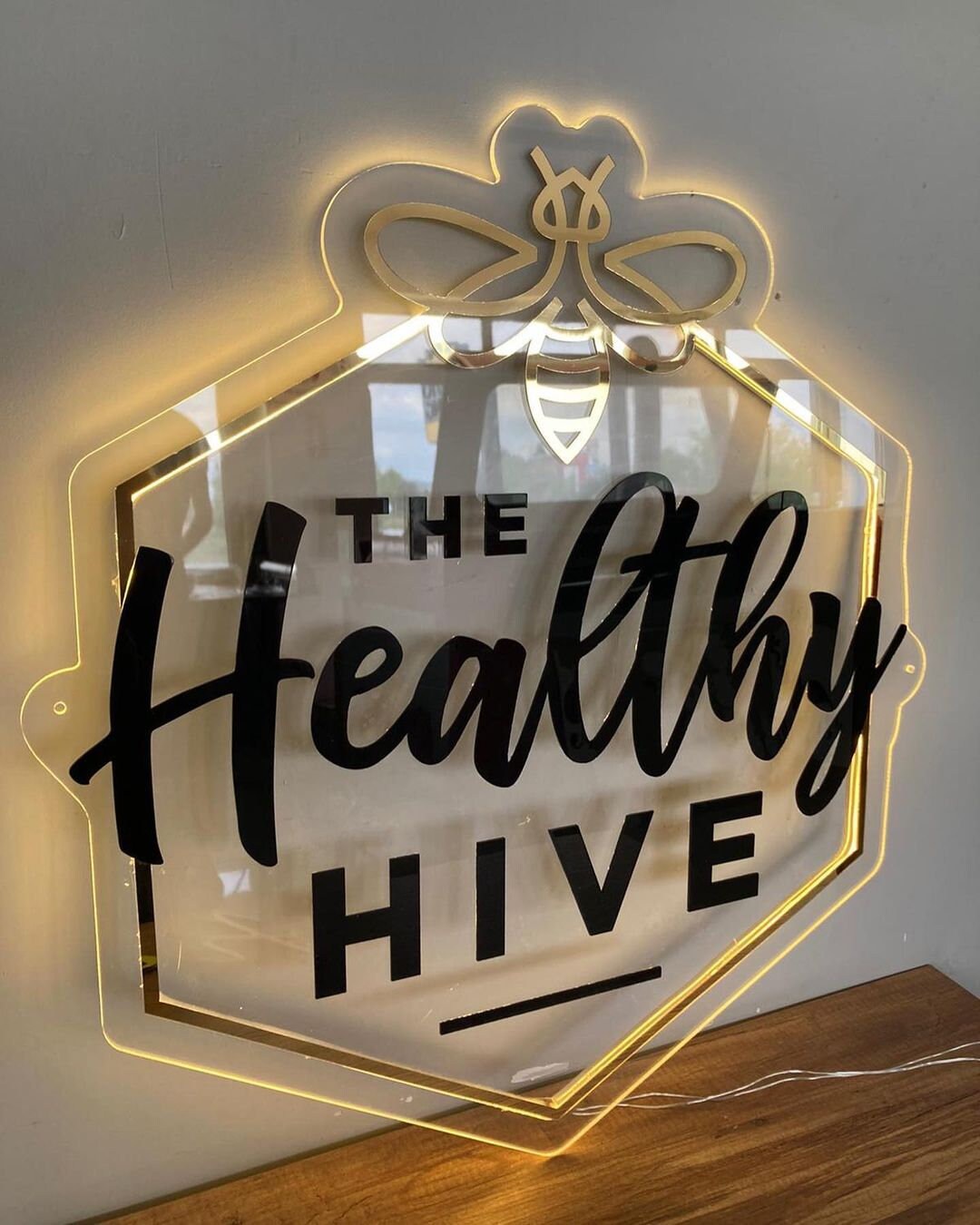 Custom Acrylic Sign, Backlit Sign, Salon Sign, Business Logo, Wall ...