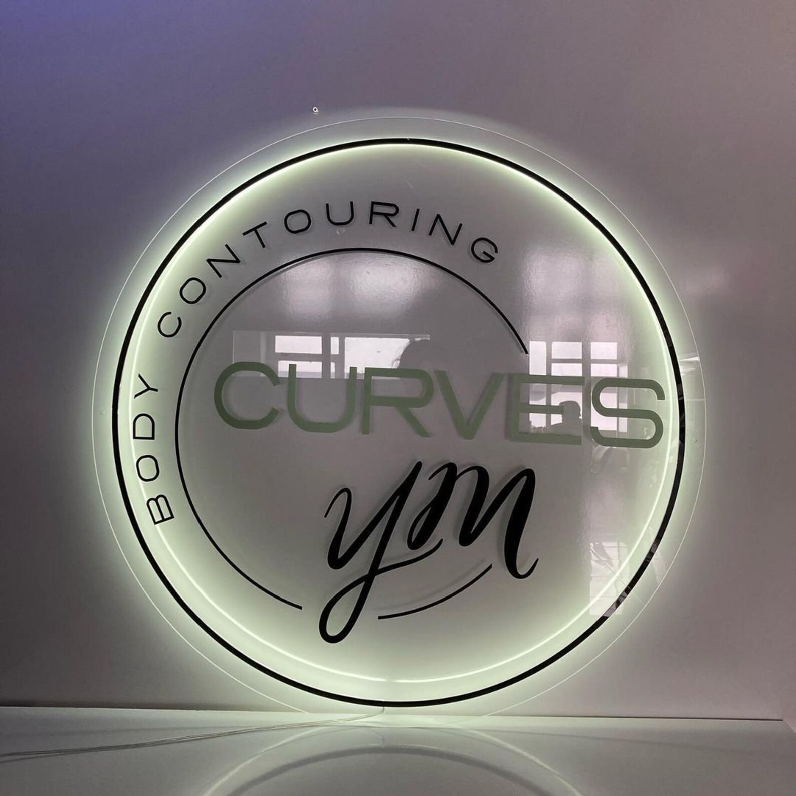 Custom Acrylic Sign, Backlit Acrylic Sign, Salon Sign, Business Logo ...