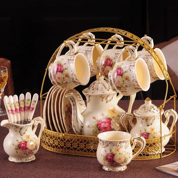 Ceramic Tea Set - Etsy