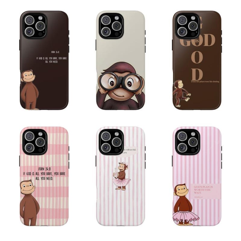 Cute Monkey Phone Cases - Etsy