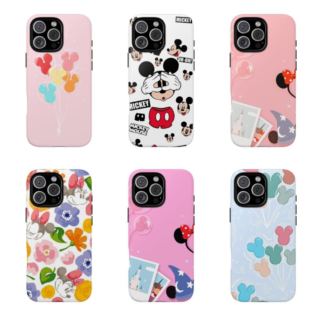 Disney Mickey Mouse Balloons, Pastel Design iPhone and Samsung Case ...