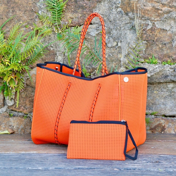 Orange Handbag - Etsy