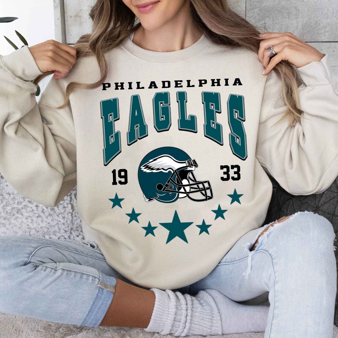 Philadelphia 1933 Star Eagle Sweatshirt for Philly Football Go - Etsy