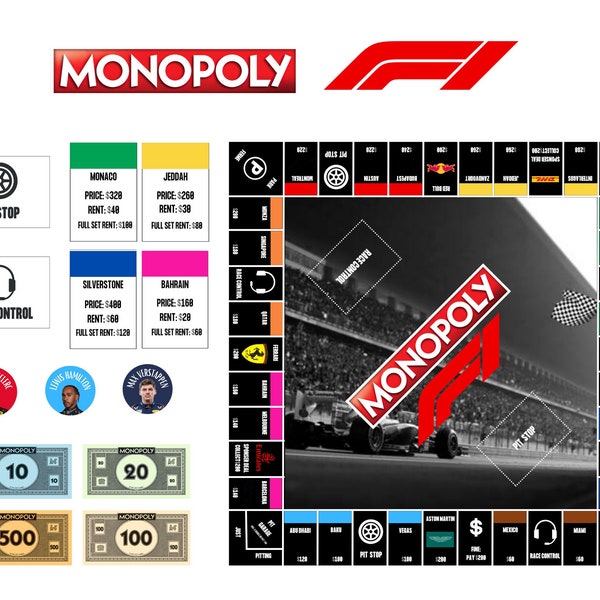 F1 Printable Print - Etsy