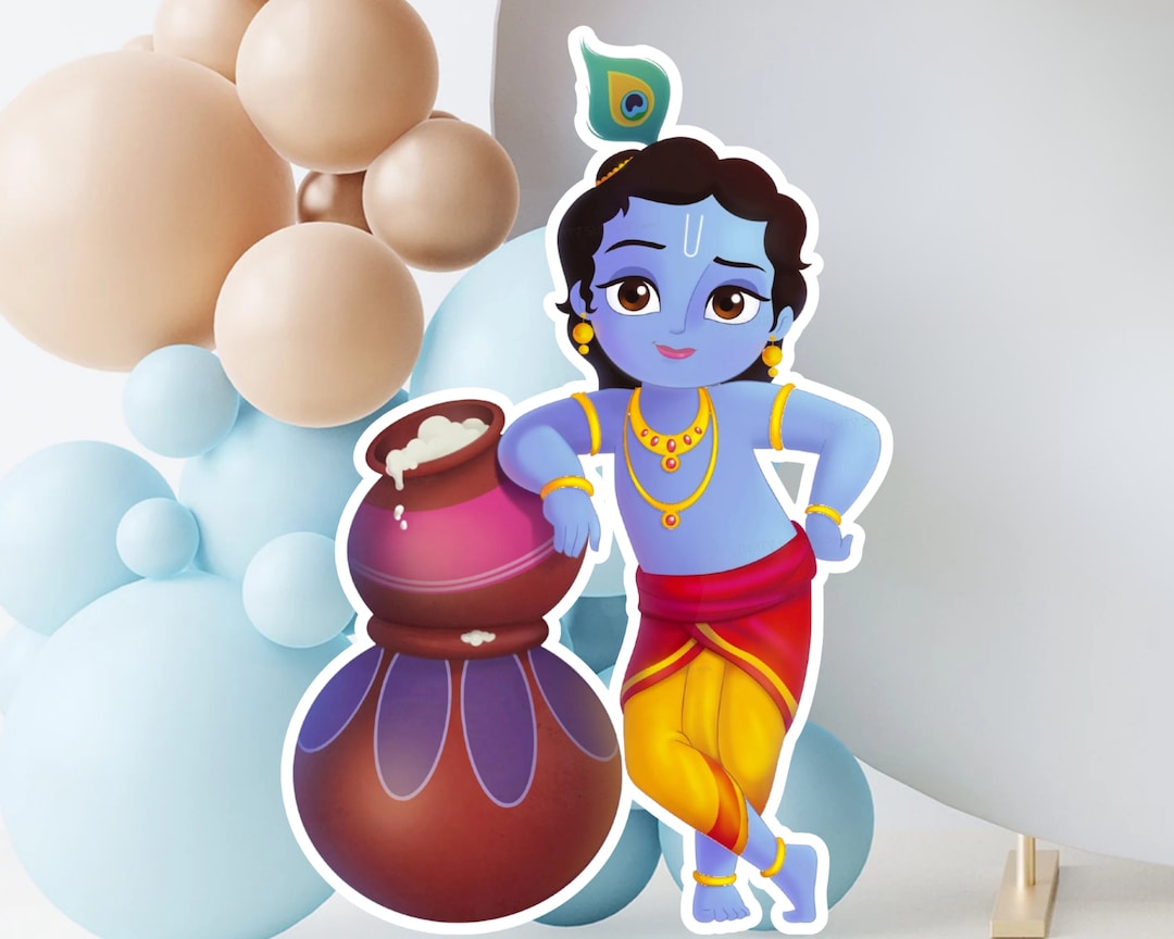 Little Krishna Cutout Big Decor Little Krishna Yard Sign - Etsy
